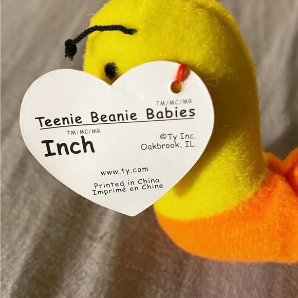 Ty | Toys | Vintage Inch The Worm Teenie Beanie Baby | Poshmark